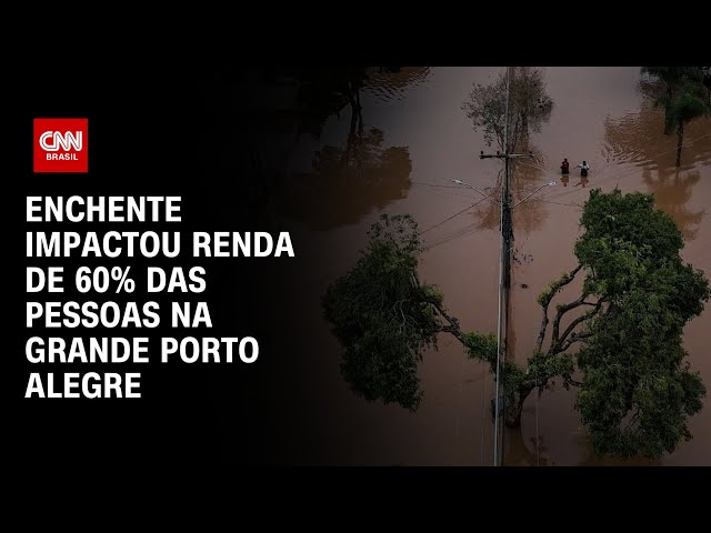 Enchentes do RS impactaram renda de seis em cada dez pessoas na região ...