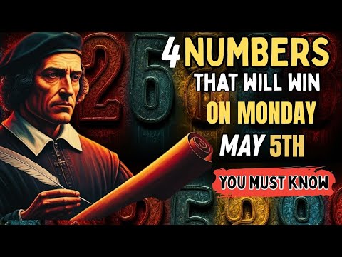 LUCKY NUMBERS: 4 LUCKY NUMBERS to Hit The Jackpot 💰 on Monday May 5th, 2025 | Buddhist Teachings