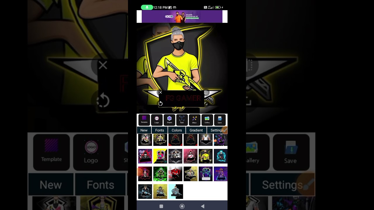 FF logo maker - Free Fire Logo maker App Best Logo Maker App for gaming logos Maskot logo maker