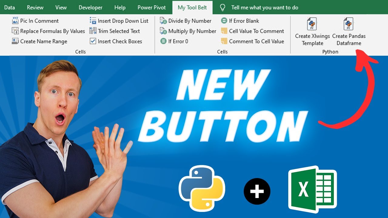 Create A Pandas Dataframe Right Inside Excel