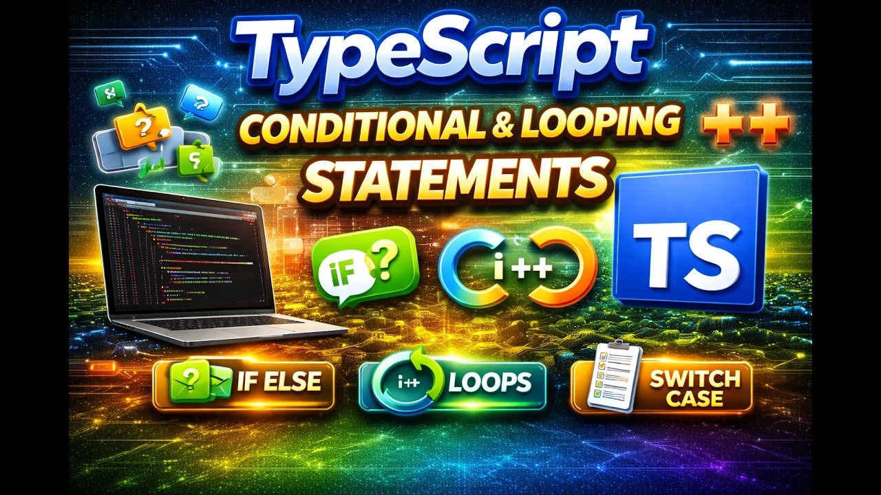 Typescript 3: | Conditional and Looping Statement | Playwright with Typescript