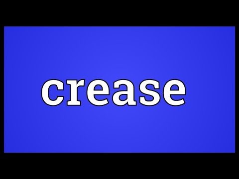 Crease Meaning