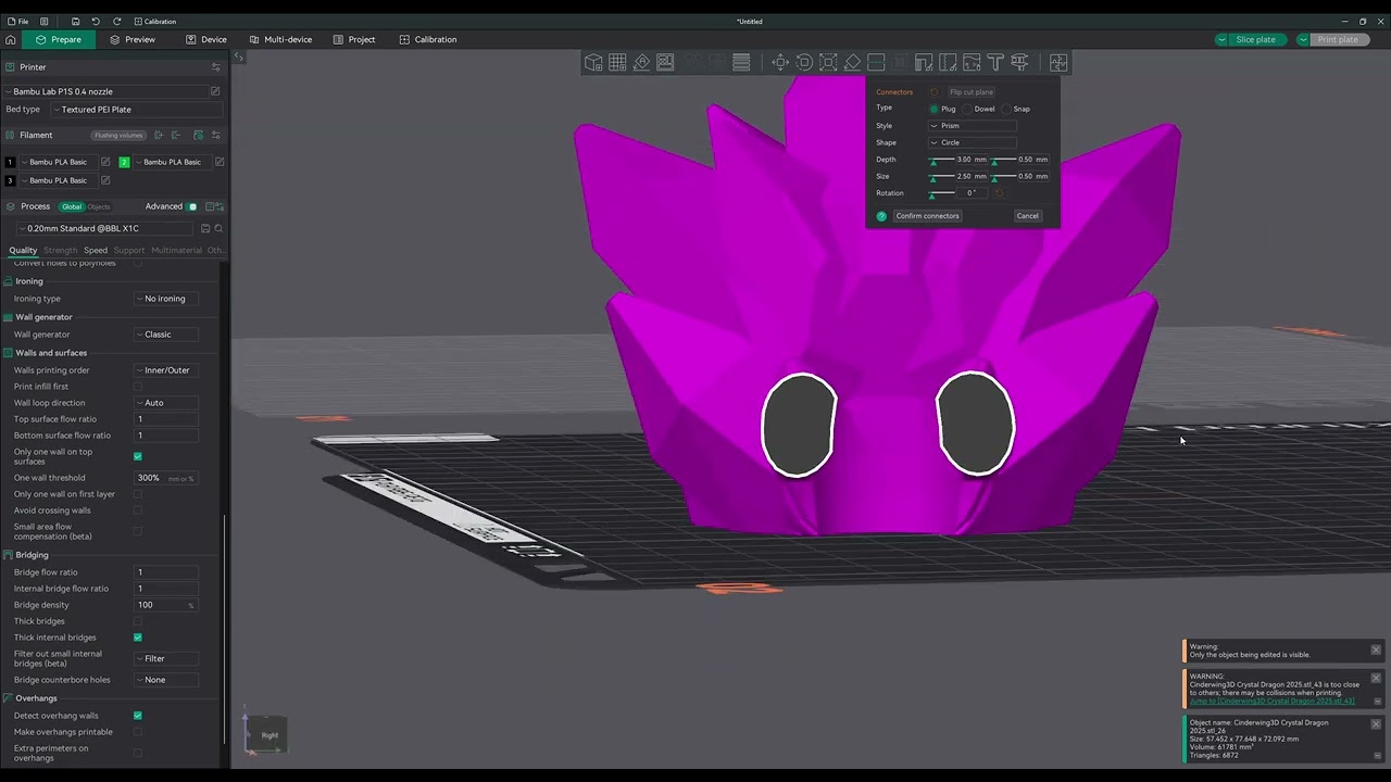 How to cut a large scale Cinderwing3D Dragon!