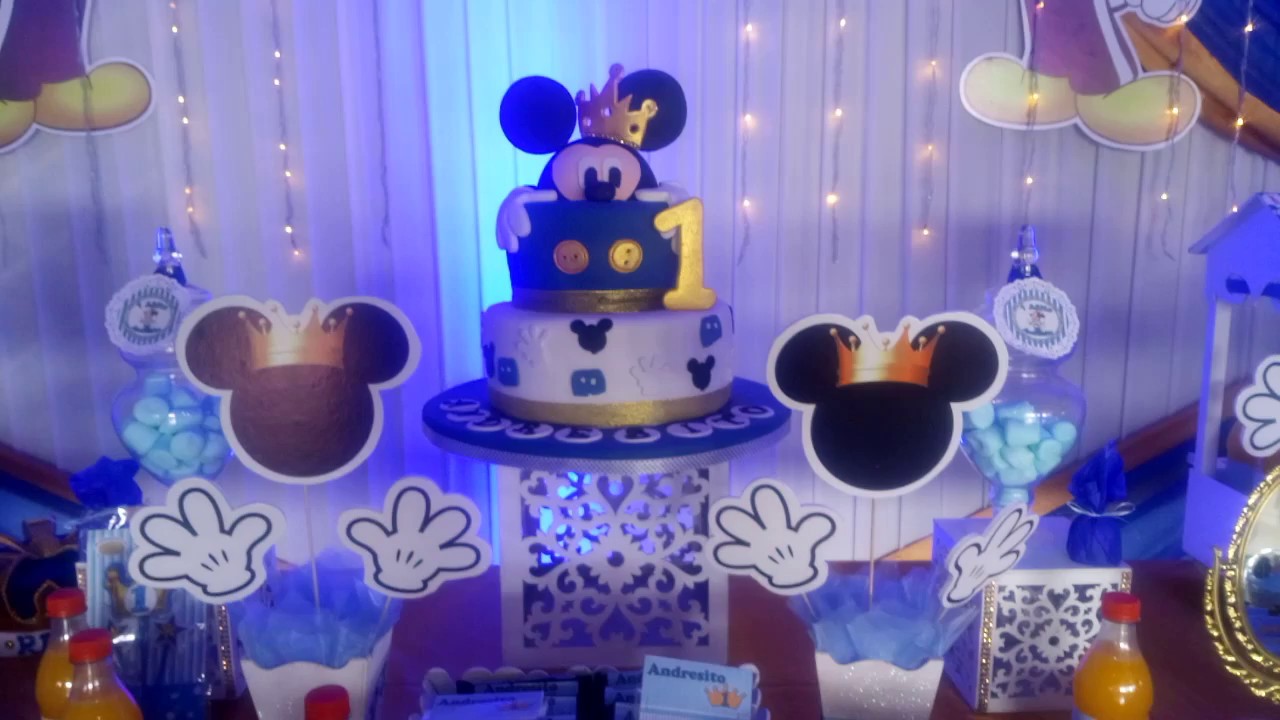 DECORACION  TEMATICA  MICKEY REY