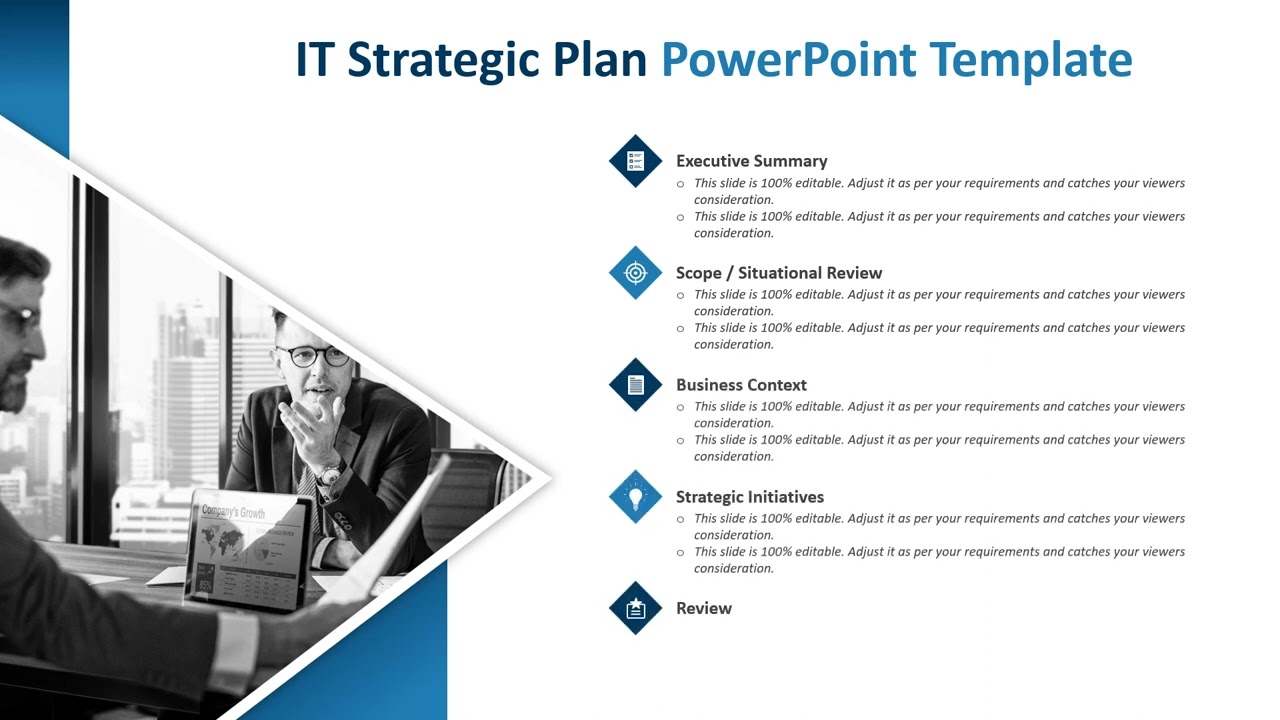 IT Strategic Plan PowerPoint Template | Kridha Graphics