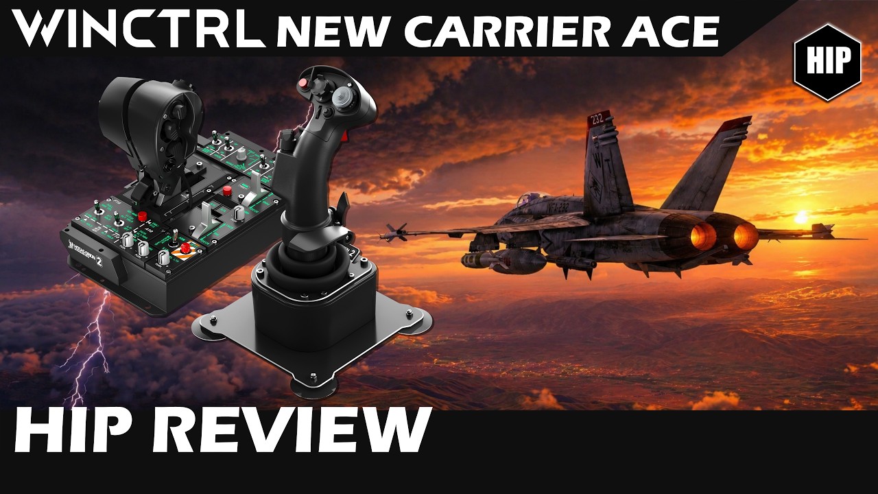 The New CarrierACE HOTAS is DIFFERENT | WinCTRL Orion2 CarrierACE Review