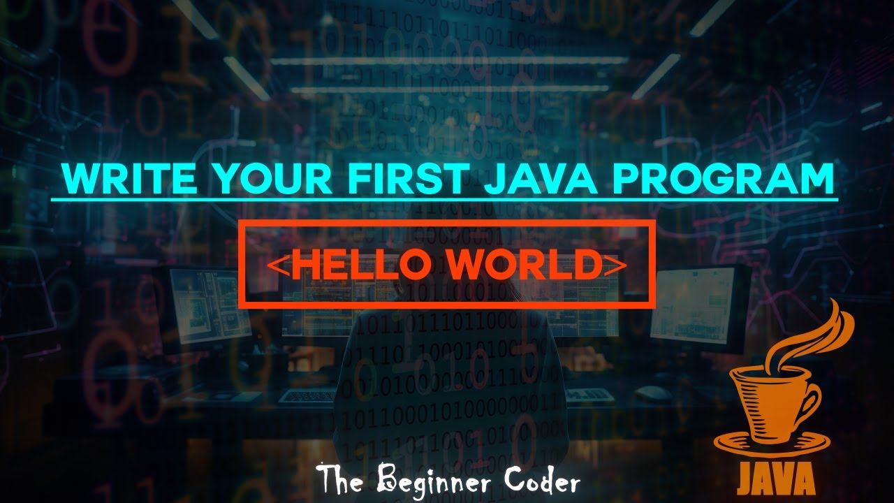 Getting Started with Java: Write Your First Java Program Step-by-Step | Beginner Tutorial 2024