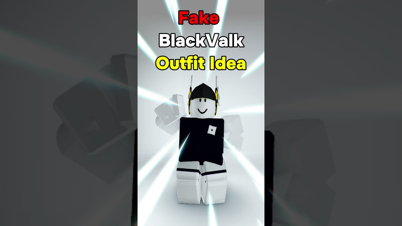 CHEAP!💵 | Fake Black Valk!🤫 | Roblox Outfit Idea💡