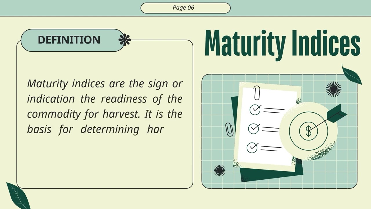 Understanding Maturity Indices in Fruits and Vegetables | Galaxy.ai