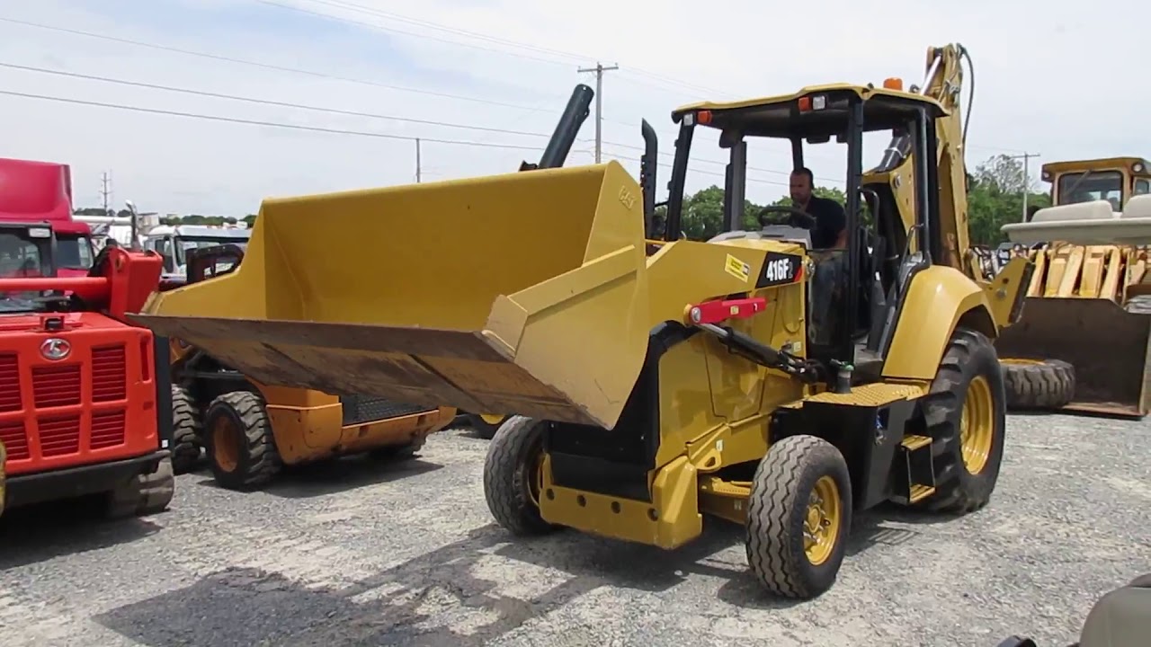 CAT 416F2 BACKHOE,  STOCK # 44452