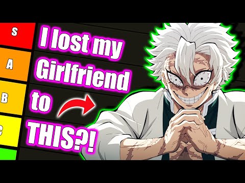 Ranking DEMON SLAYER Characters on Who Would Steal Your Girlfriend π | Tier List