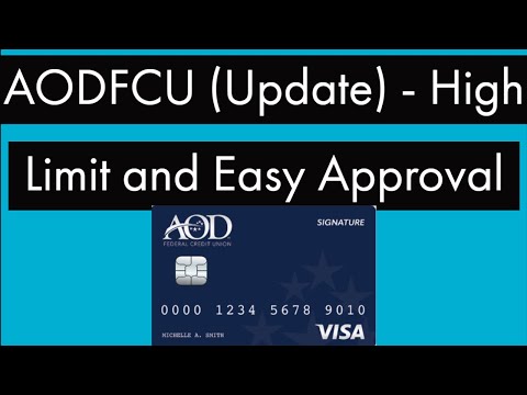 AODFCU (Update) - High Limits - Easy Approvals - Hard pull good for 30 days! - Better than NFCU?