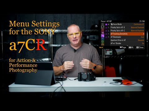 Sony A7CR: Menu settings for sports & action (ILCE-7CR)