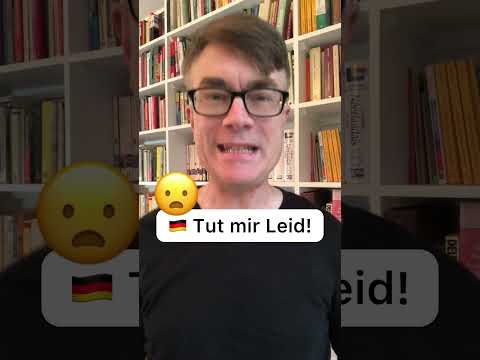 Quick, polite apologies in German #learngerman