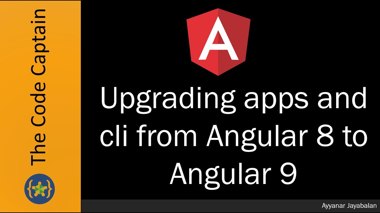 Upgrade existing angular application and angular cli to angular 9