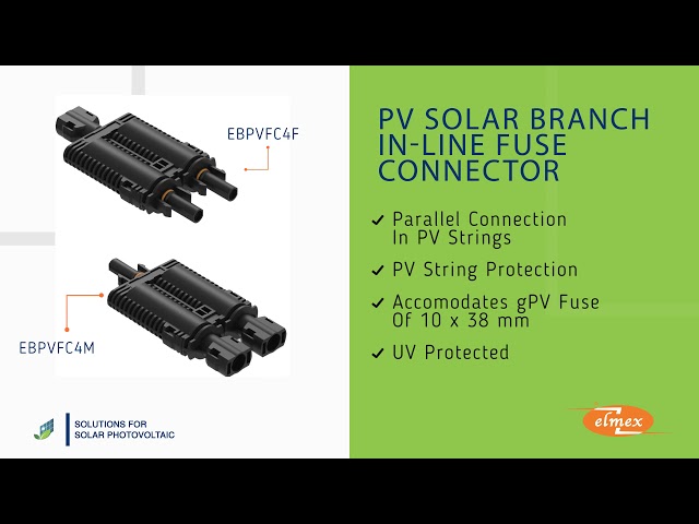 Elmex Solar Connector - Elmex EMPV4 Photovoltaic Solar Connector ...