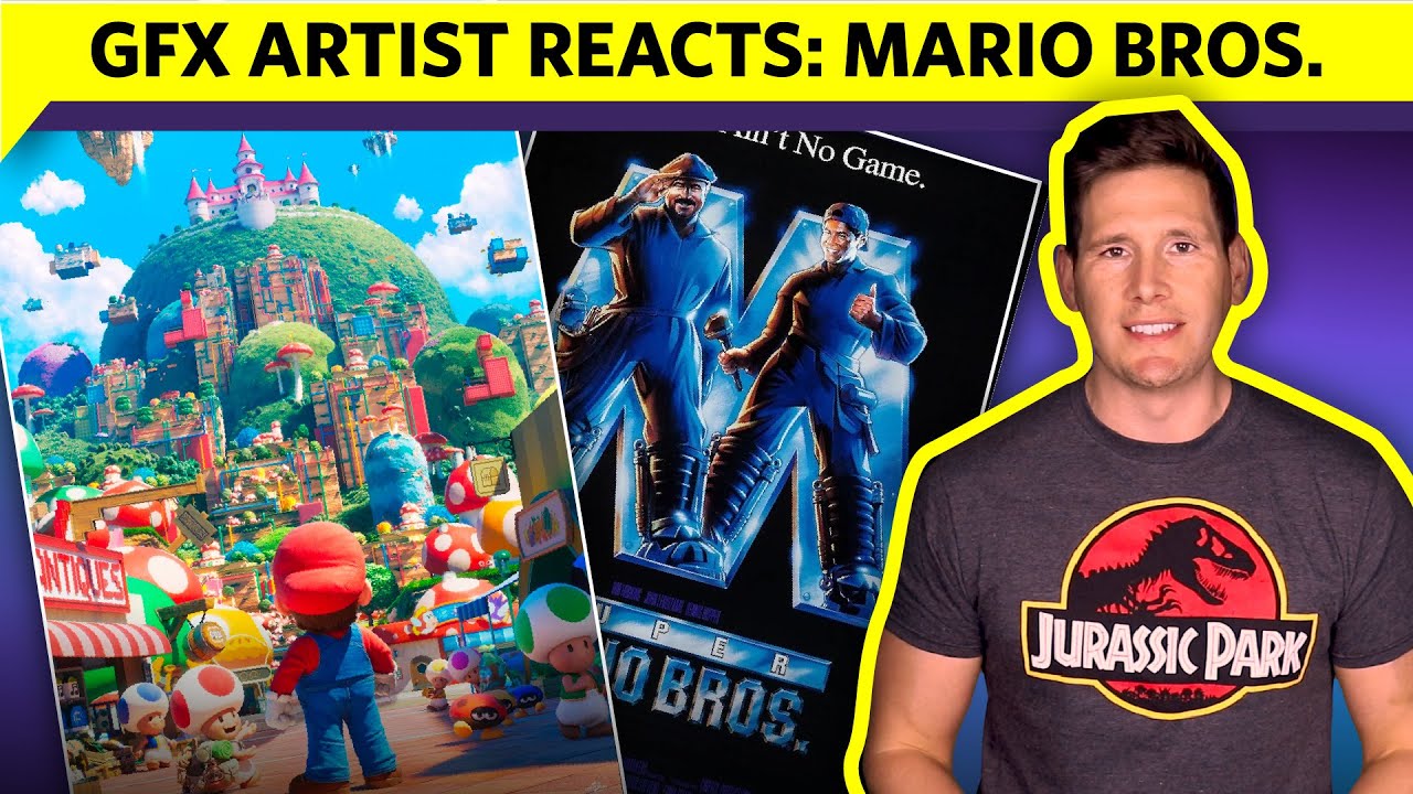 GFX Designer Reacts To Bad & Good Mario Bros. Movie Posters