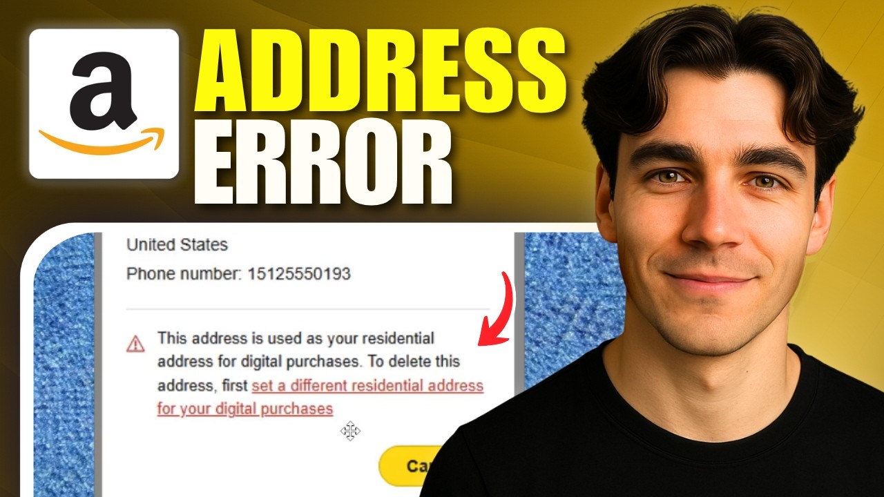 How To Fix Address Removal Failed Error On Amazon (Tutorial 2026)