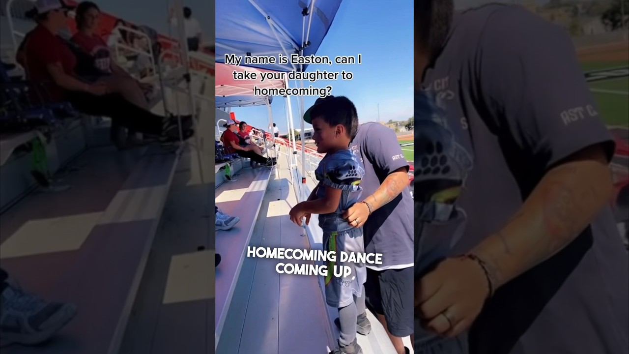 Little boy asks girl’s dad for permission to ask her to a dance ❤️