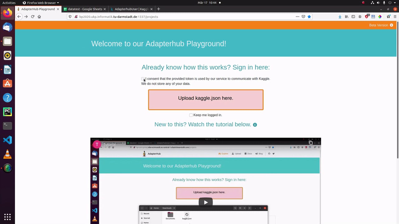 Adapterhub Playground Tutorial