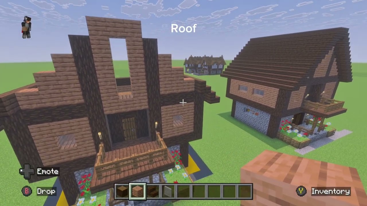 Medieval Minecraft house tutorial. #minecraft #minecrafttutorial #Minecraftmedieval #mcbuilds