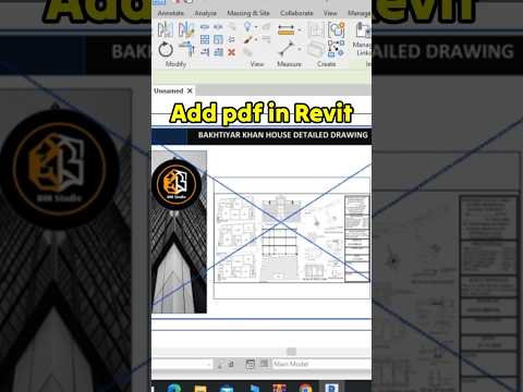✅Import Pdf In Revit #architecture #revit #ytshorts #shorts #deepakverma