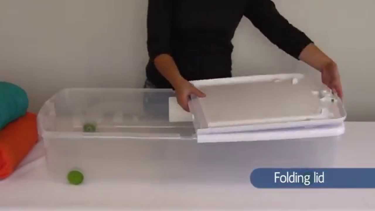 Sterilite underbed storage with wheels