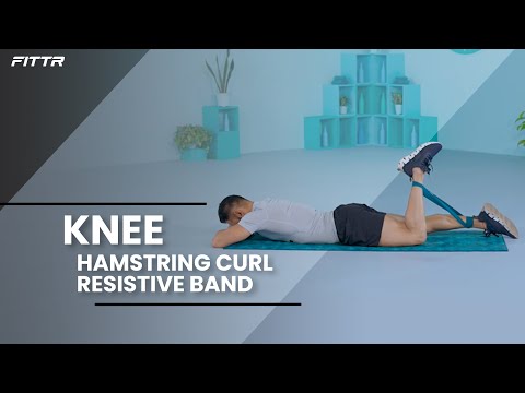 How To Do Hamstring Curl Resistive Band | Exercise Video