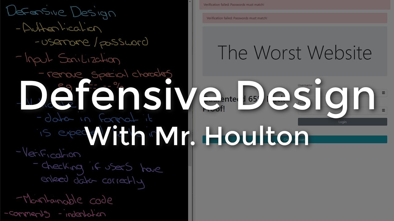 2.3.1 Defensive Design - Revise GCSE Computer Science