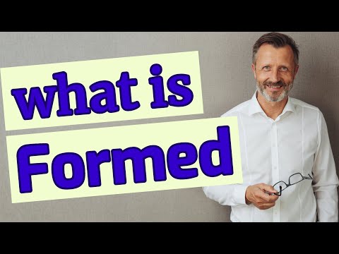 Formed | Meaning of formed π