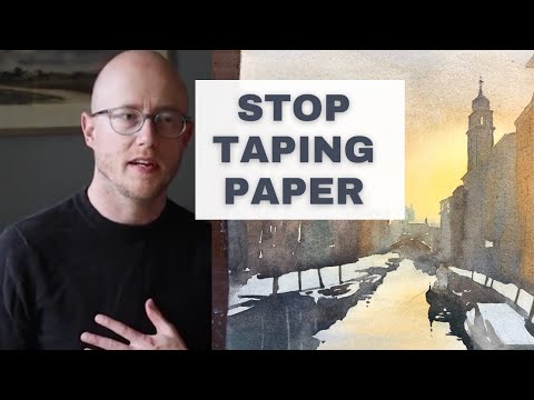 Why I Stopped Taping Down My Watercolor Paper - Matthew White