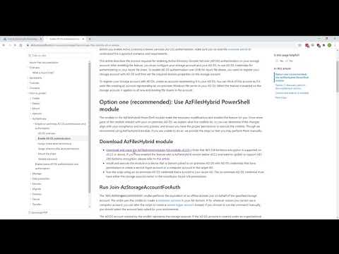 Azure Files - Download the Required PowerShell Modules to Setup Azure Files 2/13