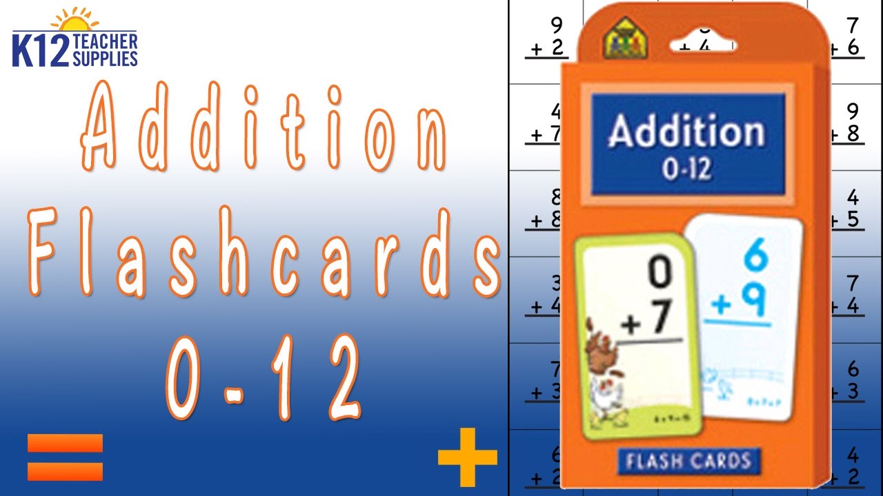 Best Addition Flashcards - Flash Cards for Kids - Math Practice