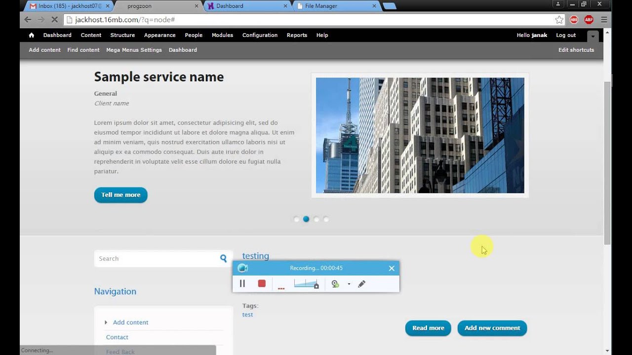 how to create feedback module in drupal