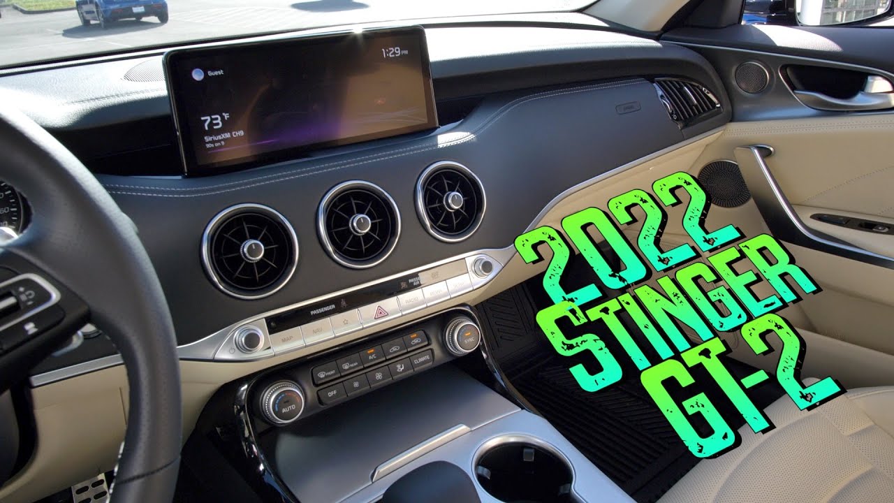 New 2022 Kia Stinger GT-2 with Beige Interior