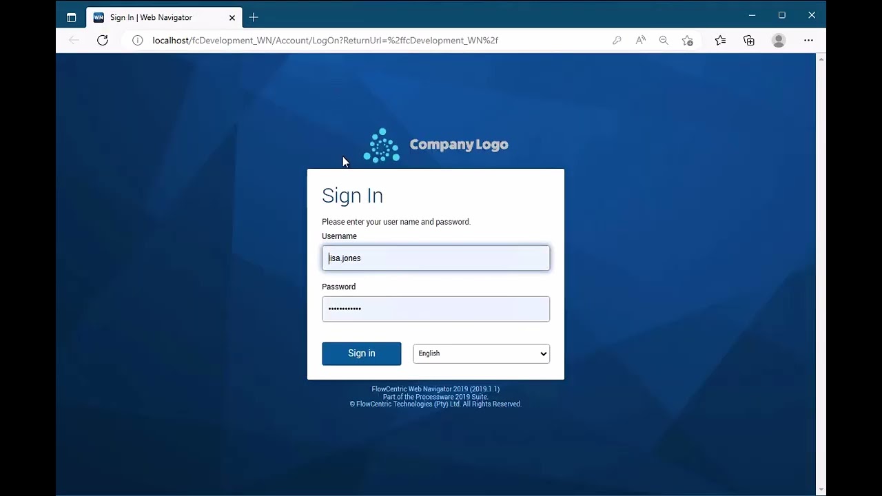 FlowCentric Processware Demo