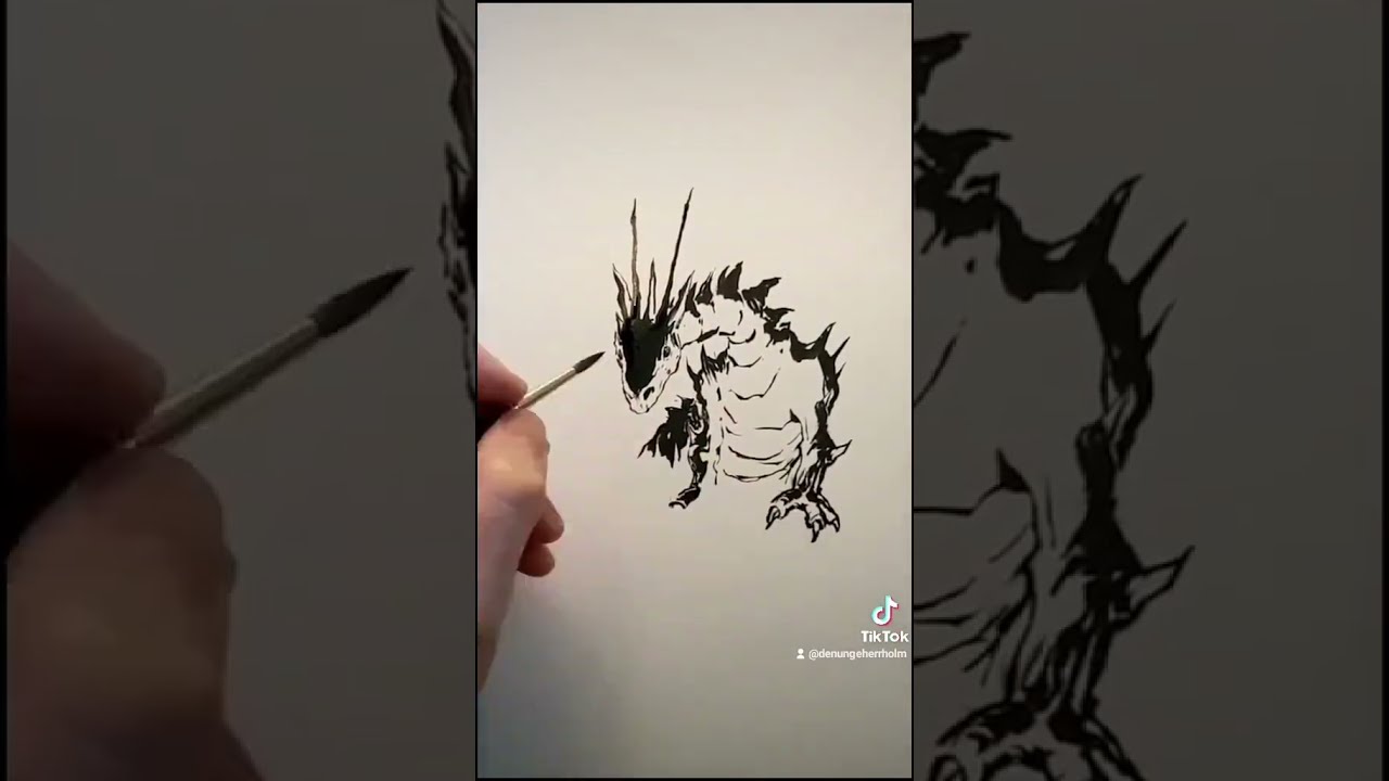 Daily Inkmonster: Another Dragon