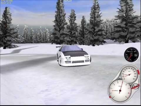 [Racer Free Car Simulation]Siwss-Stroll Snow(V1.00)Mazda RX-7 FC3S Drift