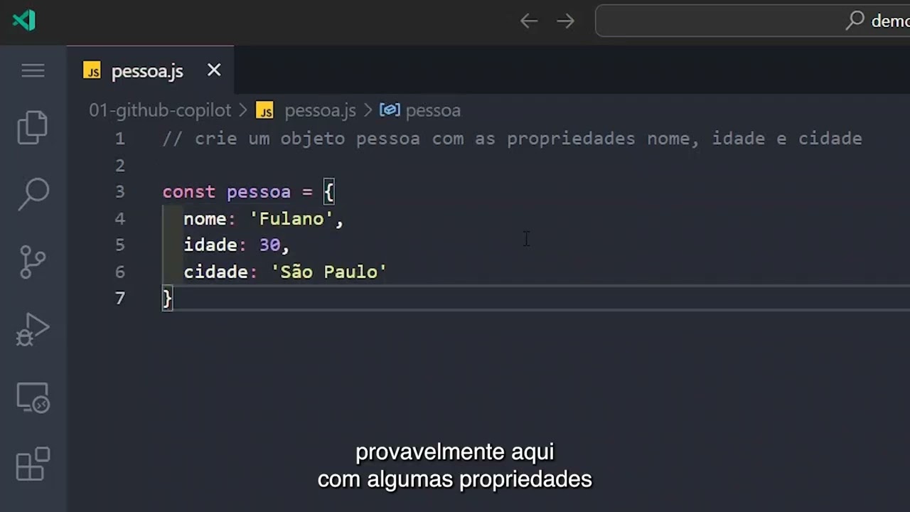 Aula 6: Como usar o GitHub Copilot em projetos Javascript | Curso GitHub Copilot