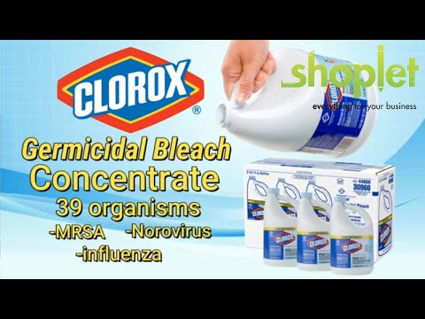 Clorox Germicidal Bleach, Concentrate CLO30966CT