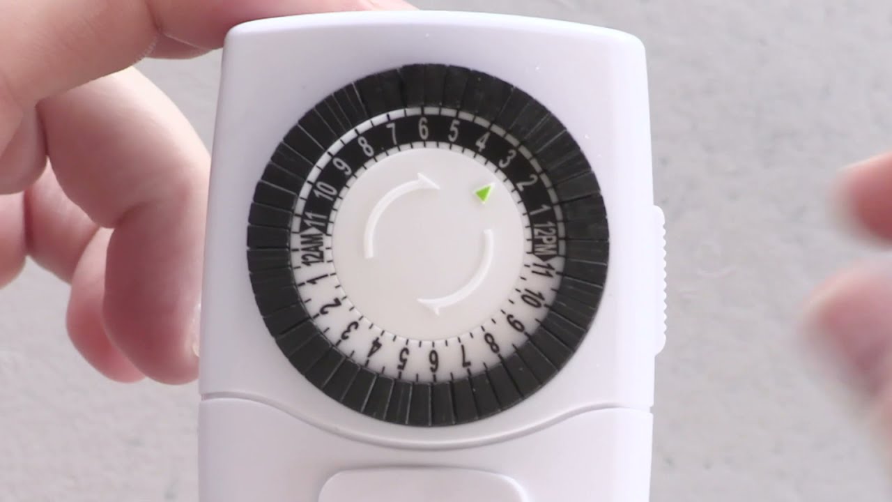 How to set an indoor Mechanical Timer