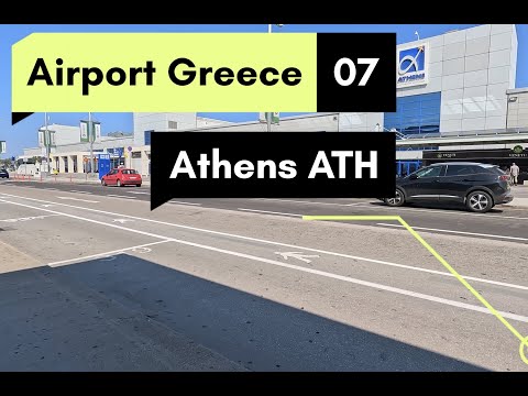 Greece Airport Athens ATH 4K (Airport Guide, Tips, Help, Walking)
