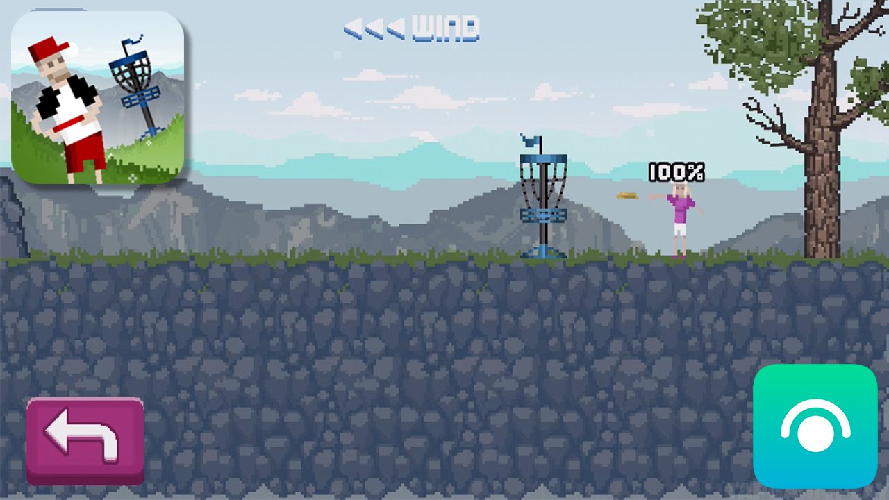 Pixel Disc Golf 2 - Gameplay (iOS)