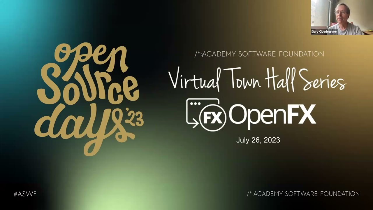 OpenFX 2023 Virtual Town Hall