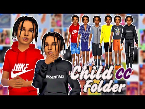 The Sims 4||Urban Boys CC Folder Lookbook || Sim & CC Folder Download