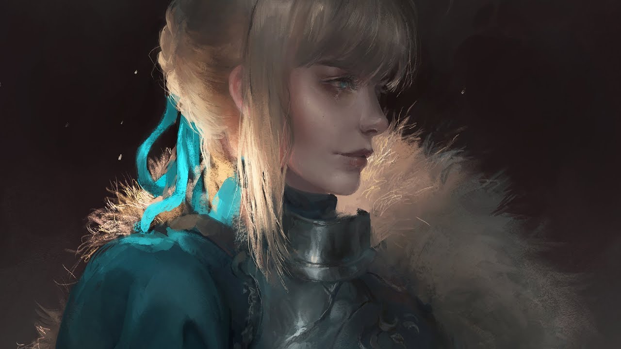 Saber | Digital Painting Process