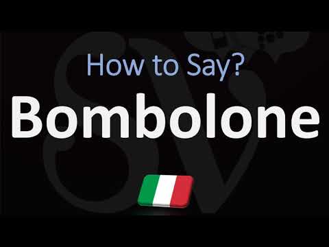 How to Pronounce Bombolone? (CORRECTLY) Italian Doughnut Pronunciation