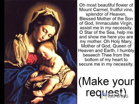 THREE DAY MIRACLE PRAYER TO THE BLESSED VIRGIN MARY