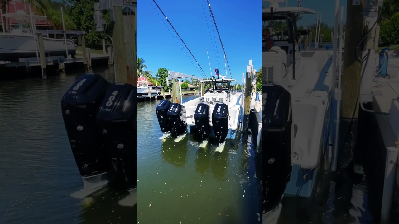 37 Invincible Cat with the new 30 inch Fast Flag #fishing #boat #boating