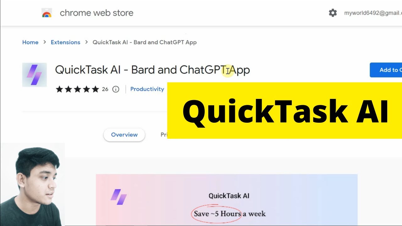 Boost Your Productivity with QuickTask AI - Bard and ChatGPT App Extension | TUTORIEX